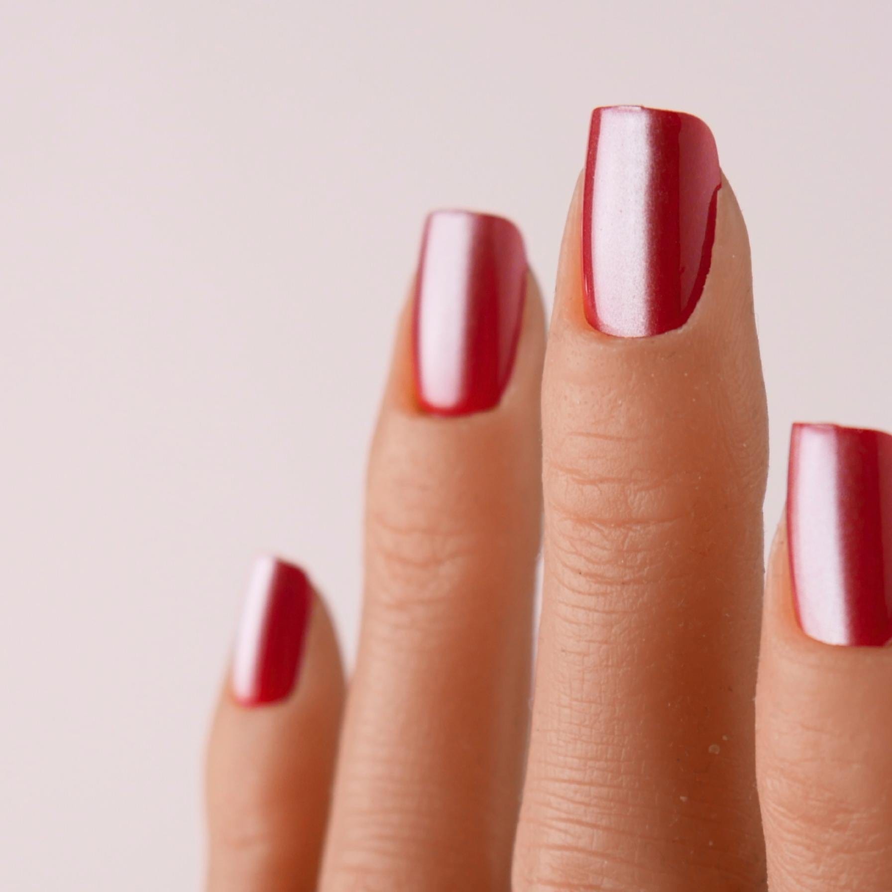 Faux ongles rouges - Press on Nails - Gel souple Premium